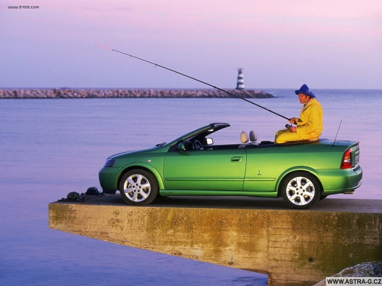 Opel Astra G cabrio green • Astra-G.cz